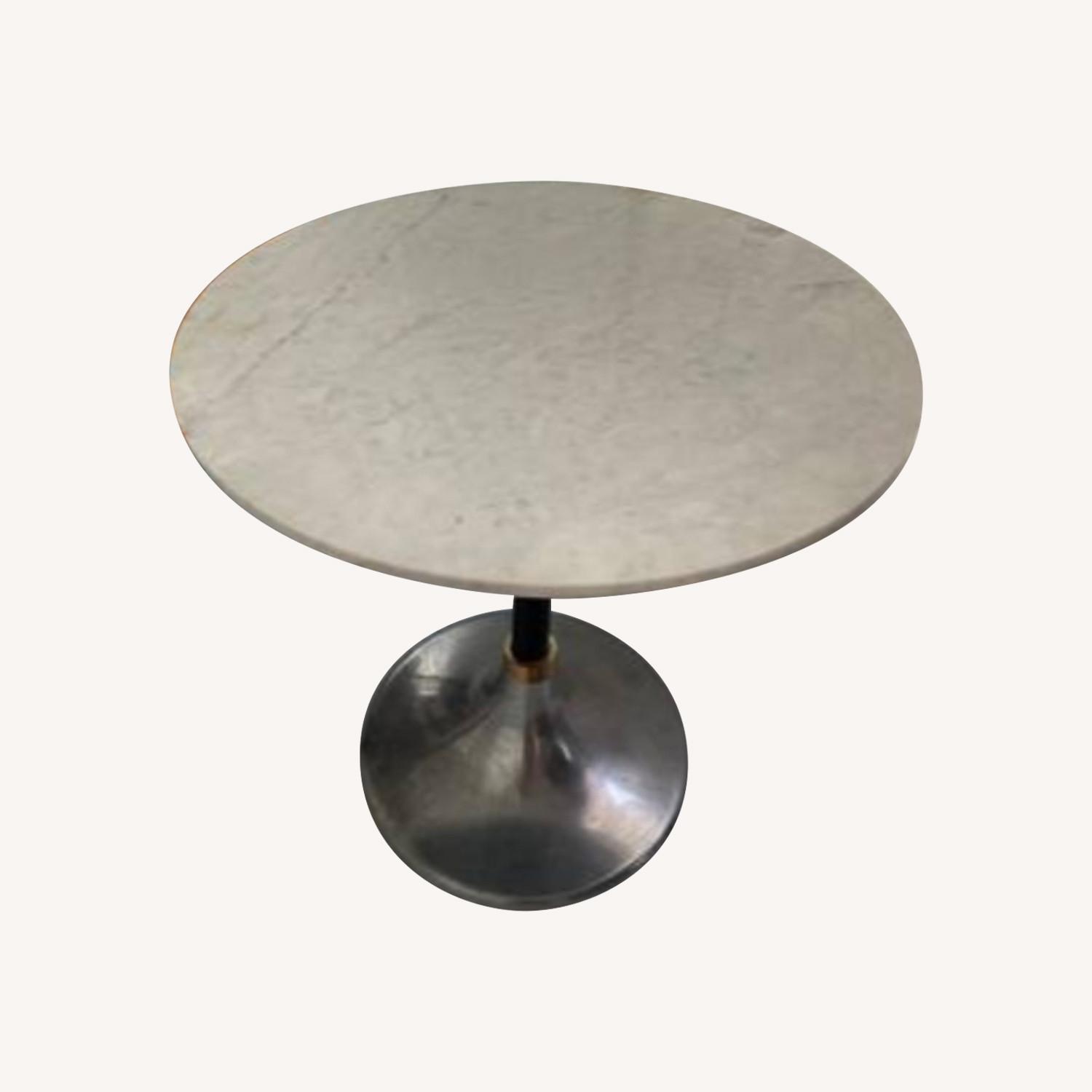 CB2 Marble Cocktail Table - AptDeco