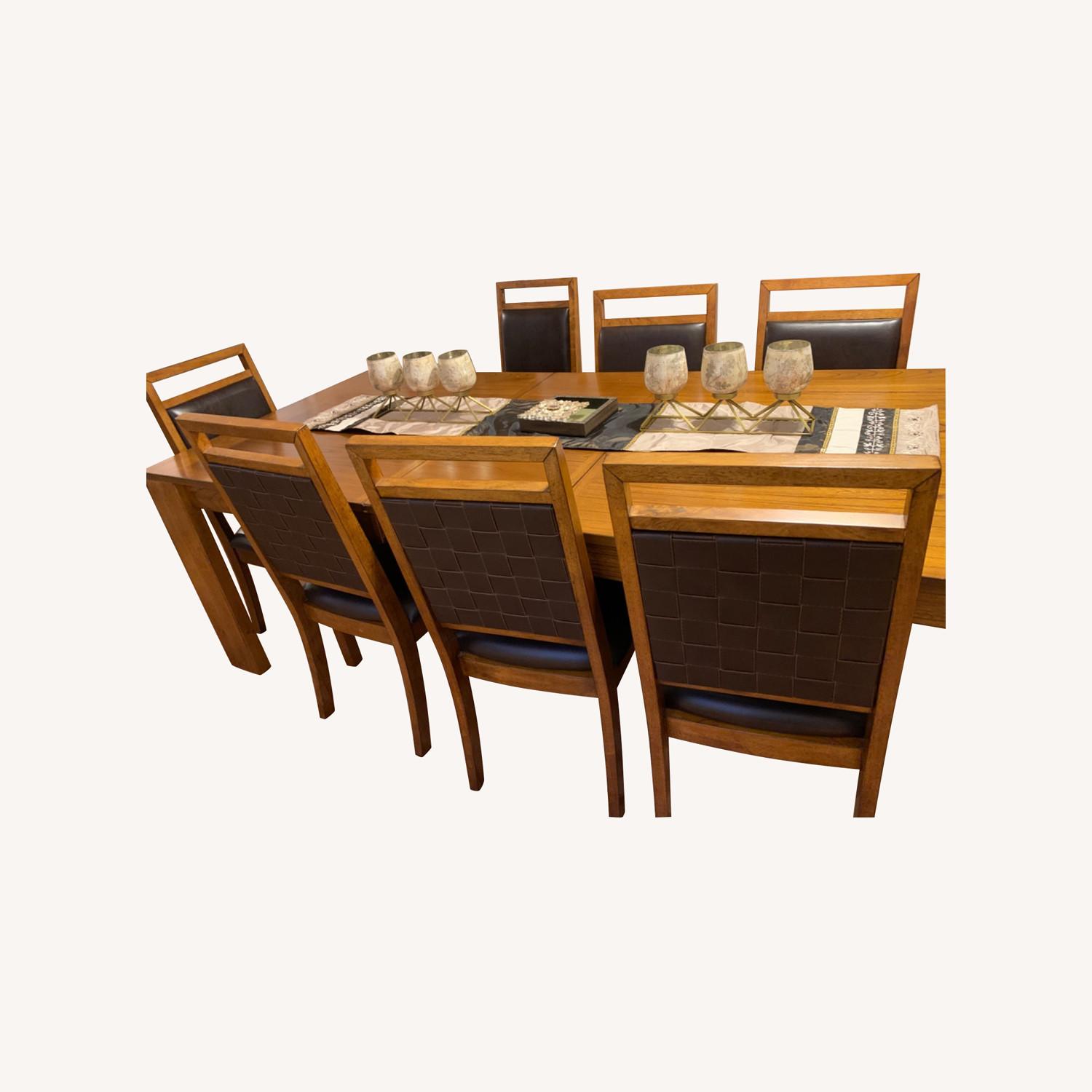 Ashley Furniture 9 piece Dining Table Set - AptDeco