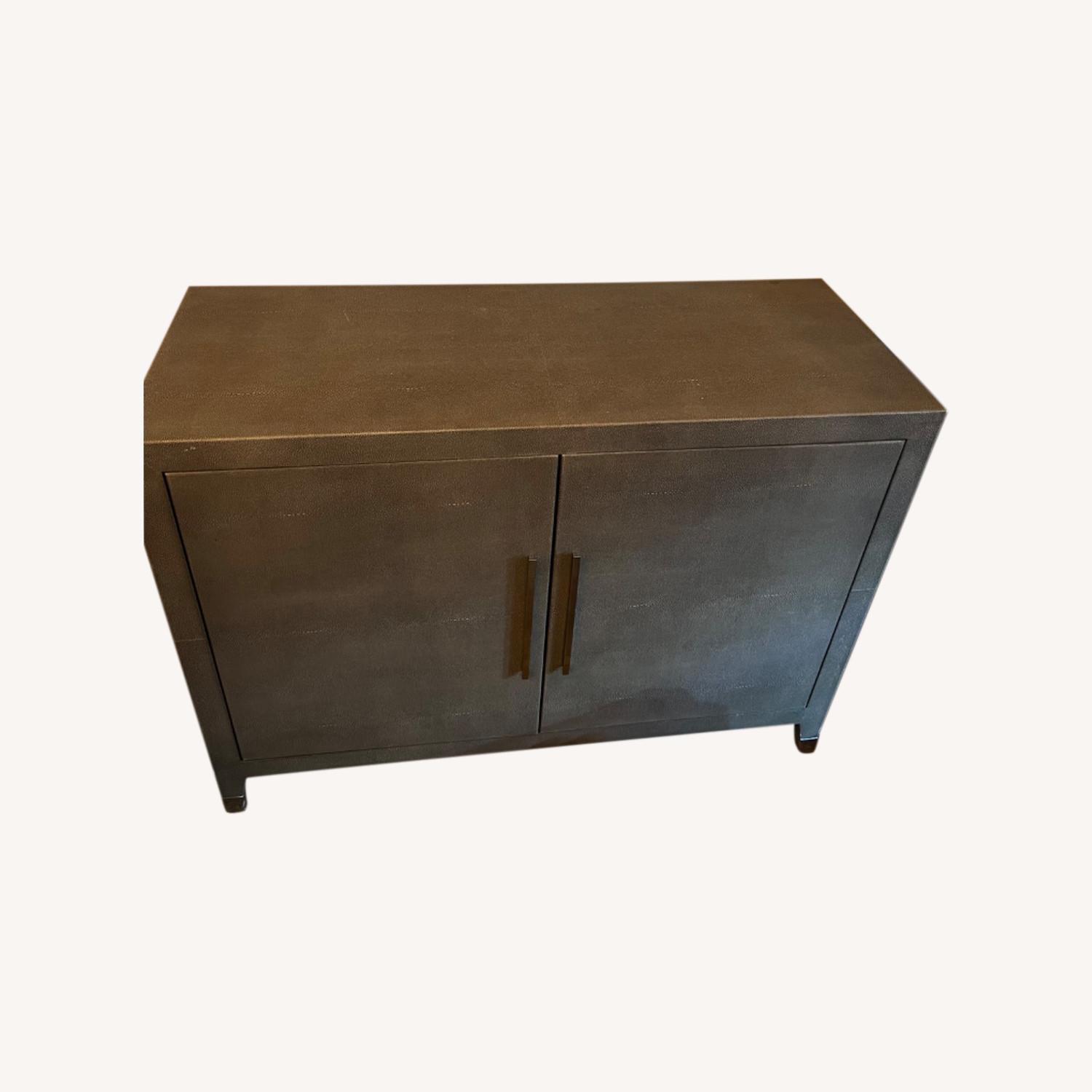 Restoration Hardware Shagreen Console - AptDeco