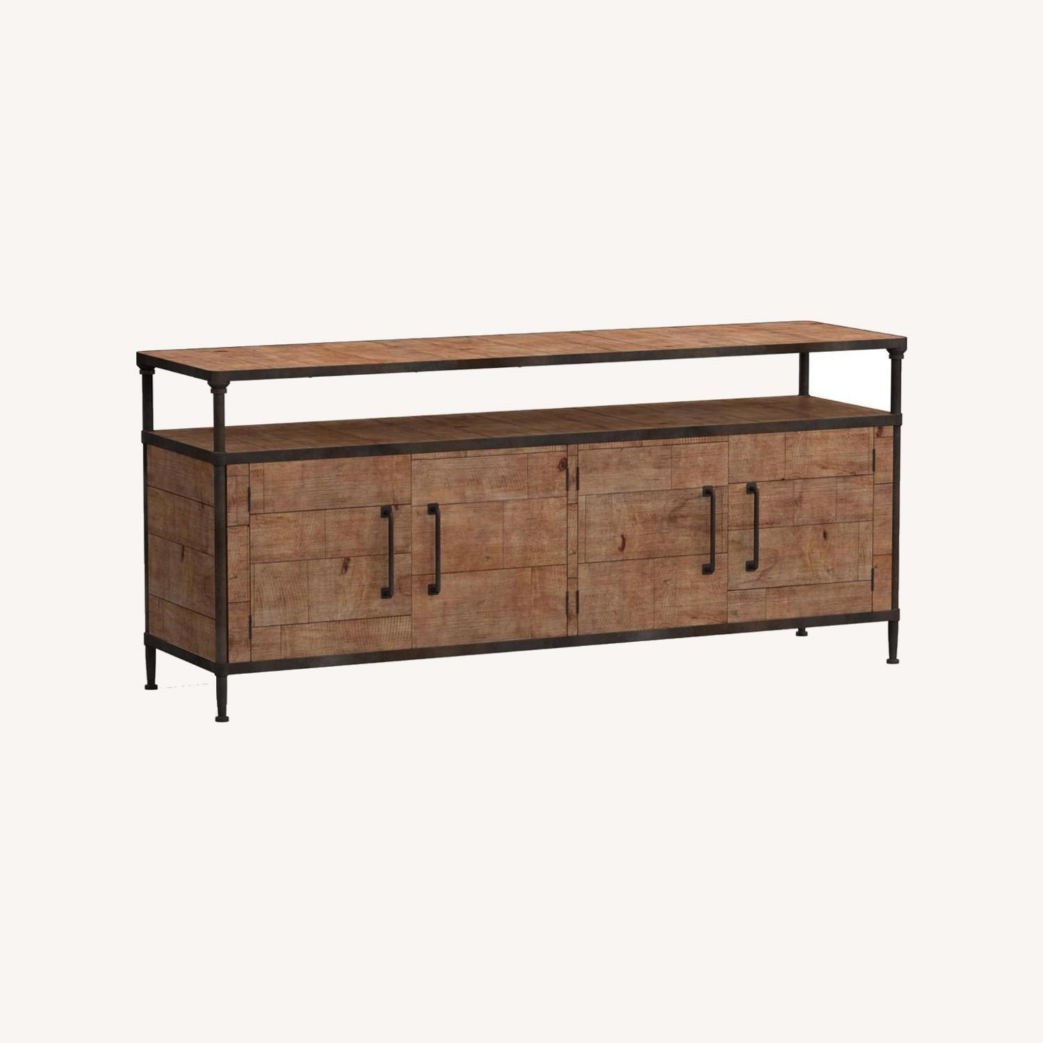 Pottery Barn Juno Media Console, Large, Reclaimed - AptDeco
