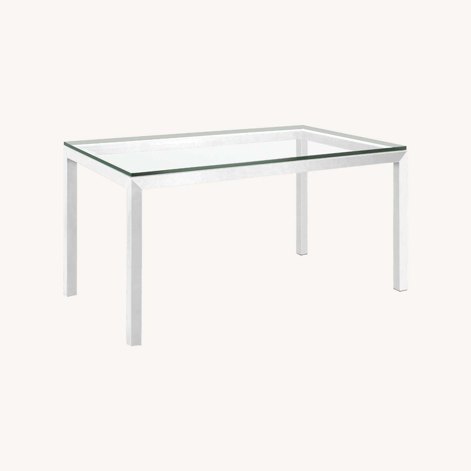 Room & Board Glass Dining Table - AptDeco