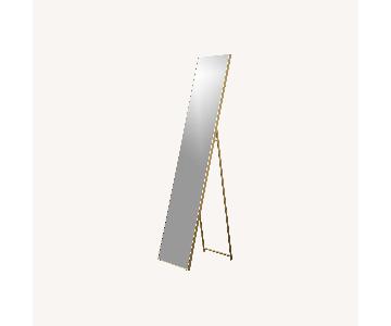 CB2 Infinity Brass Mirror - AptDeco
