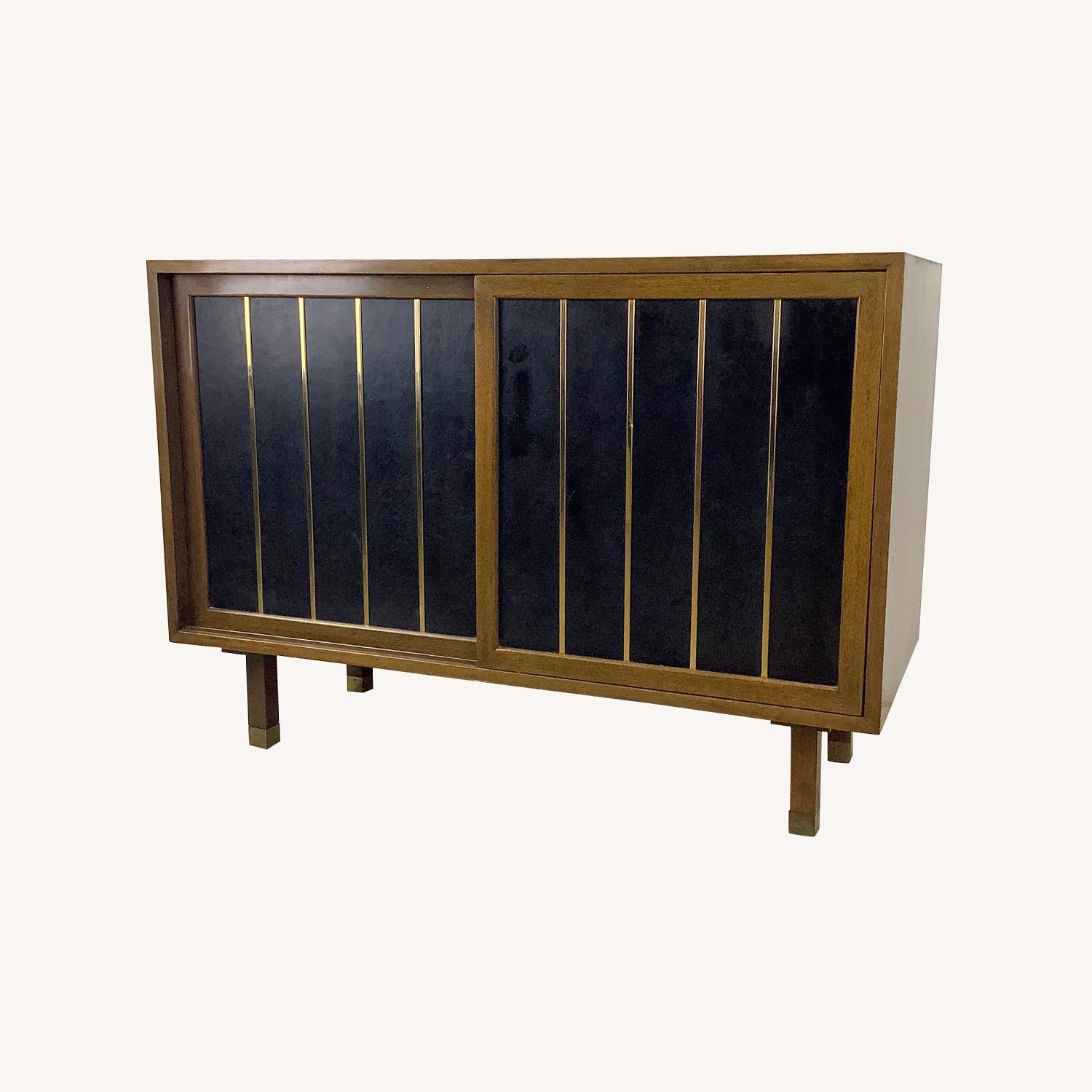 Harvey Probber Sliding Front Cabinet Dresser - AptDeco