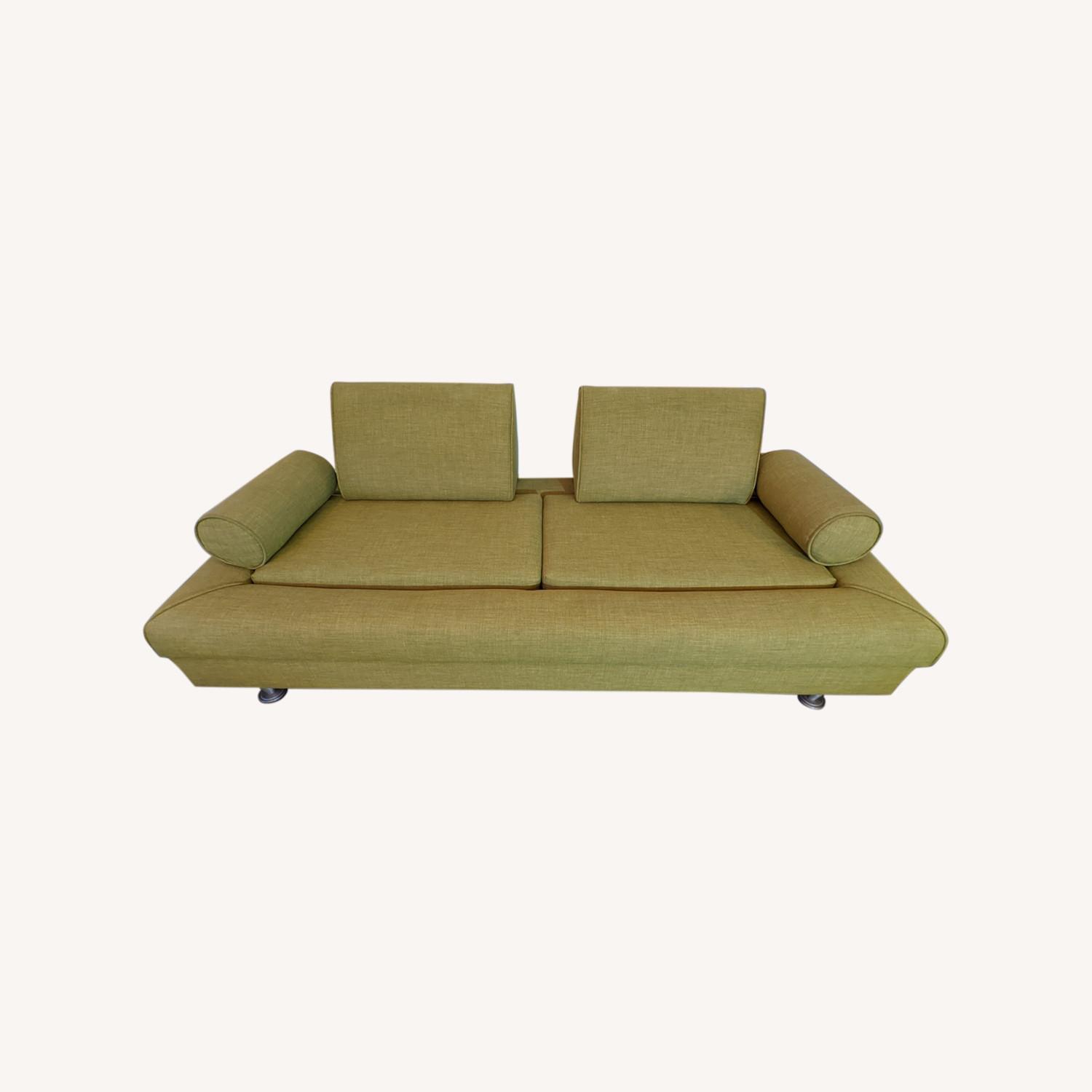 Shermag Cameleon Collection Green Sofa - AptDeco