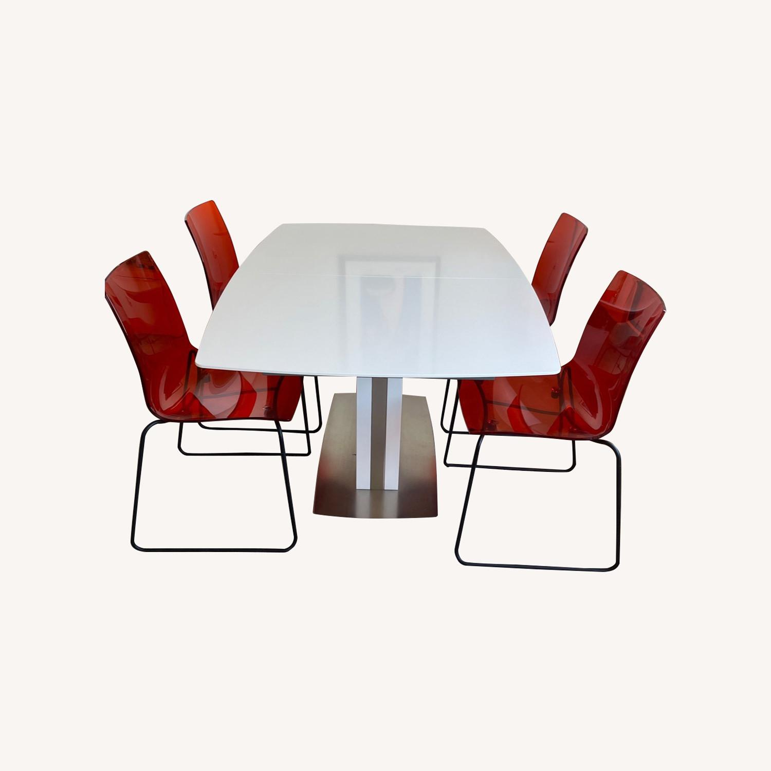 BoConcept Modern Dining Table and Chairs - AptDeco