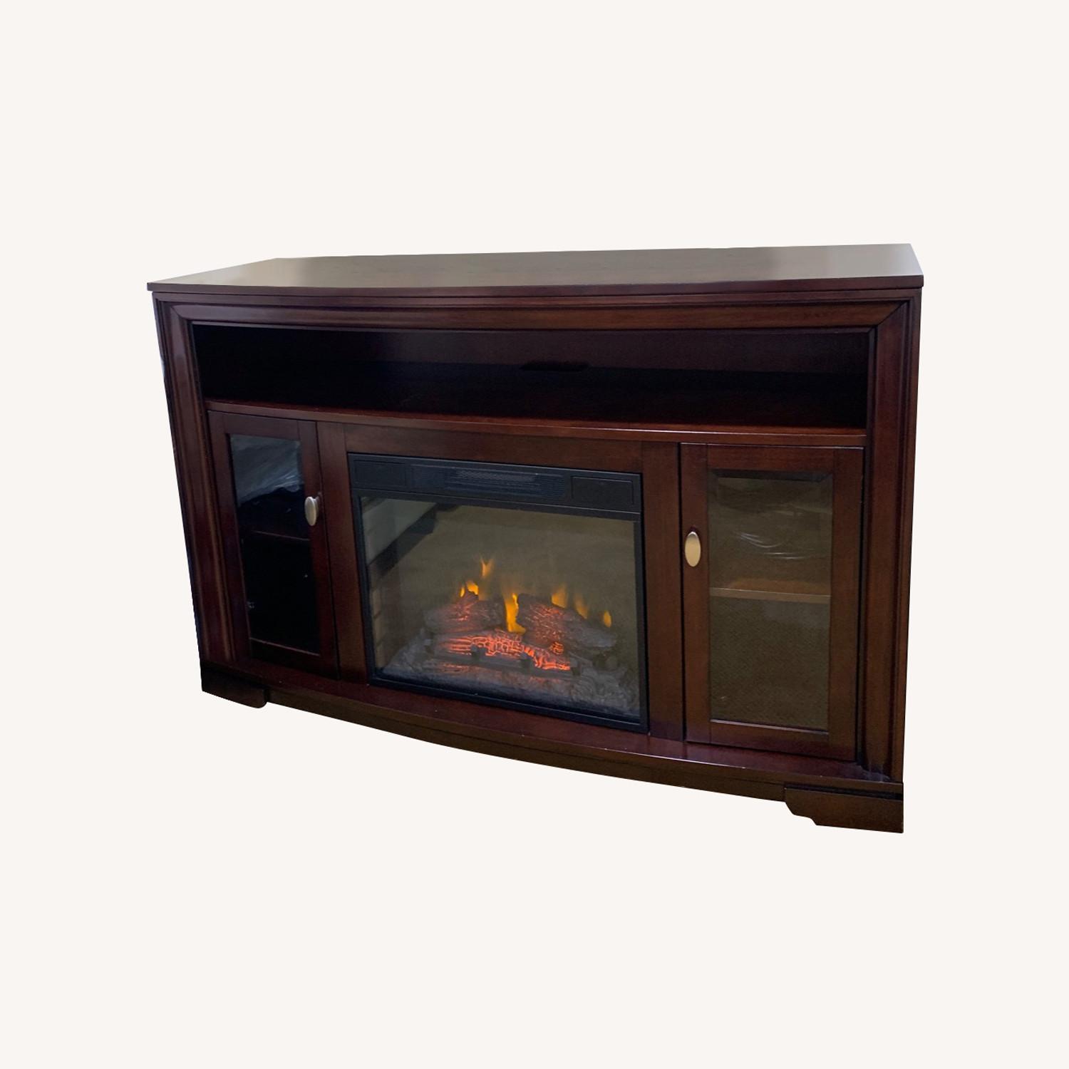 Electric Fireplace, Storage and TV - AptDeco