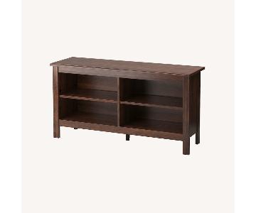 IKEA Brusali Brown TV Unit/Stand with Shelves - AptDeco