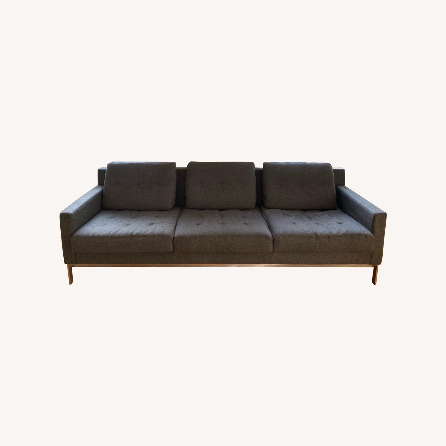 Coalesse Millbrae Grey Couch - AptDeco