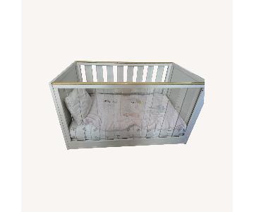 Pottery Barn Sloan Crib with Toddler Extension - AptDeco