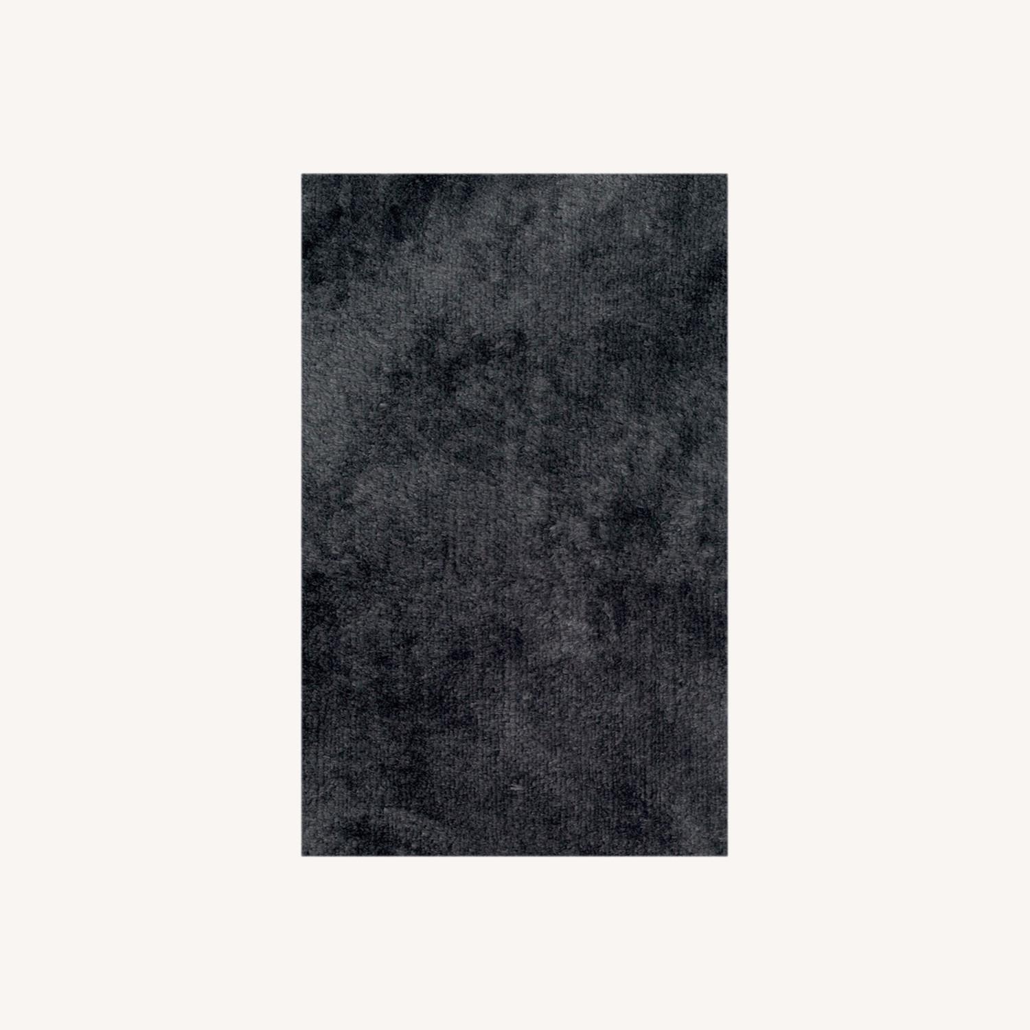 Mitchell Gold + Bob Williams Black Modern Shag Area Rug - AptDeco