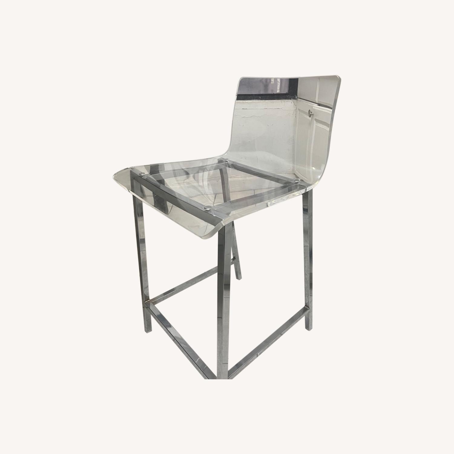 CB2 Acrylic Chairs - AptDeco