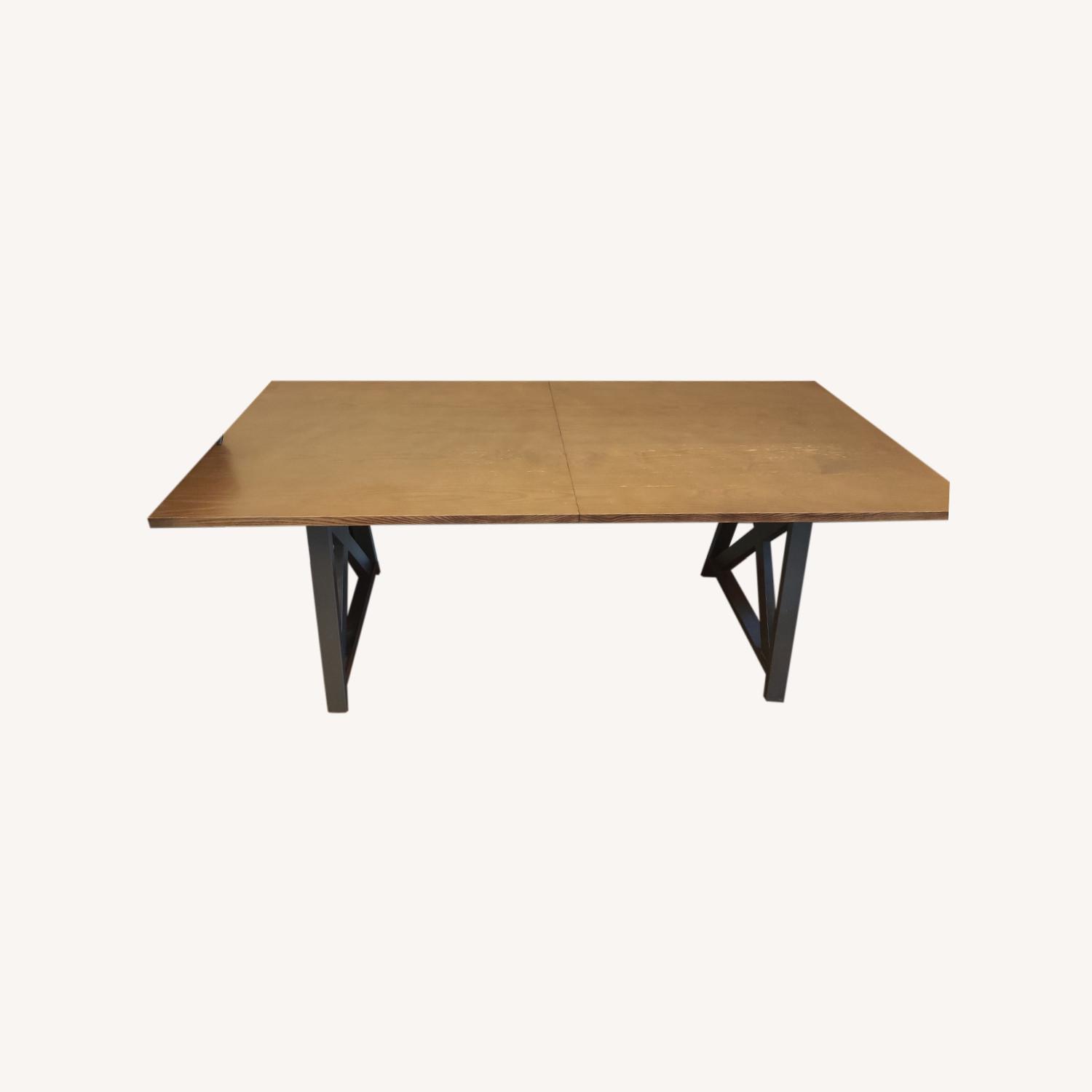Crate & Barrel Metra Extension Dining Table - AptDeco