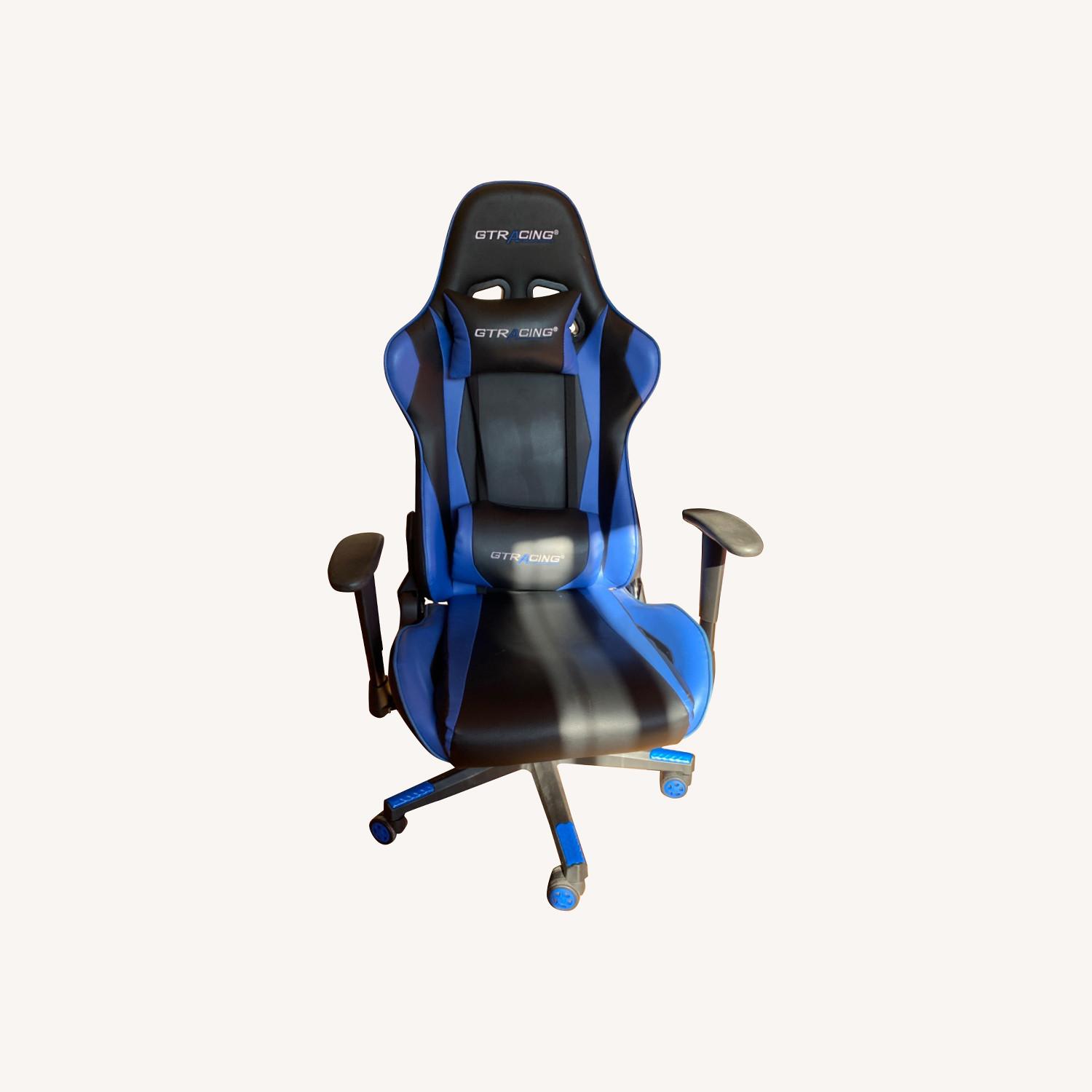 Blue Gaming Chair GTRacing - AptDeco
