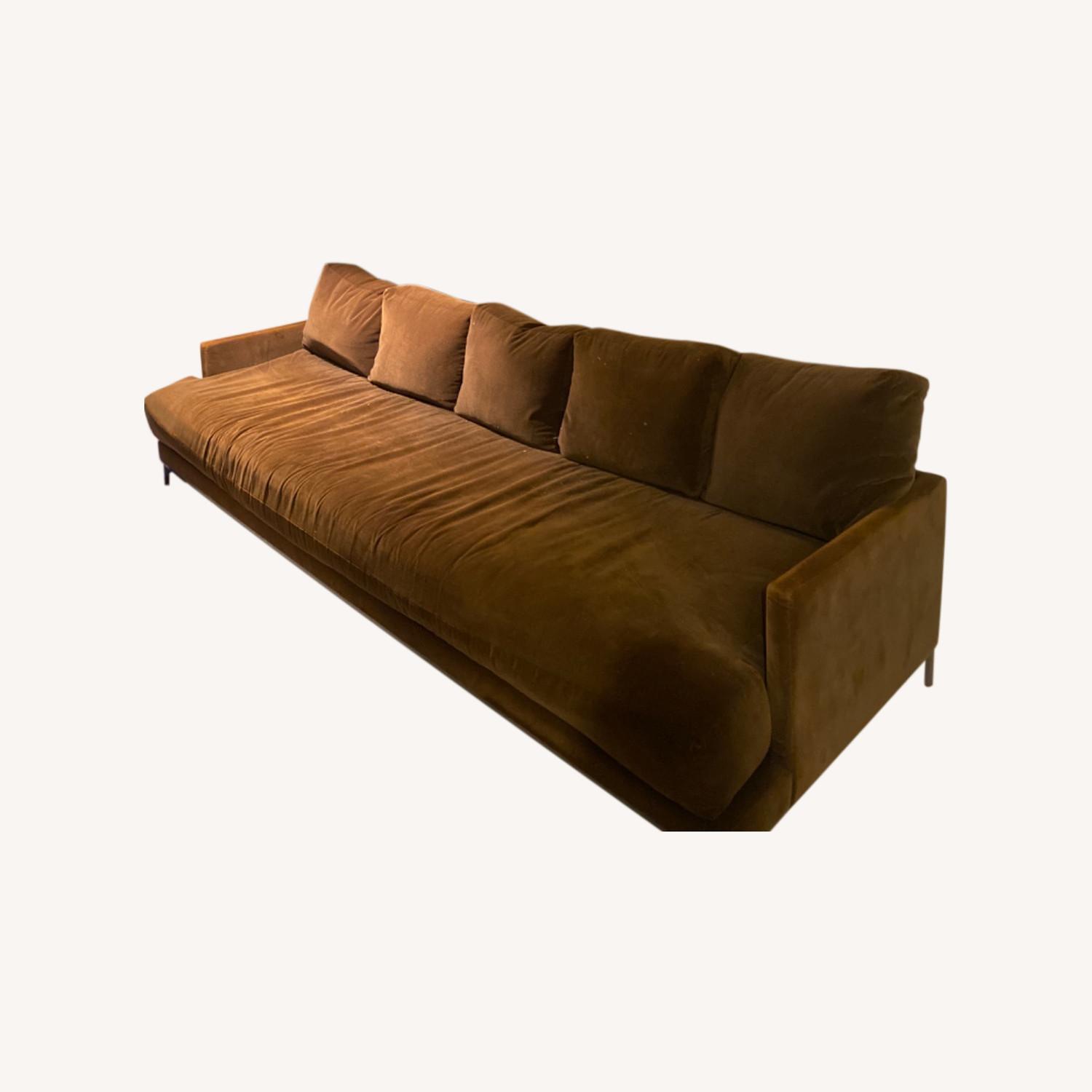 Comfy Brown Sofa - AptDeco