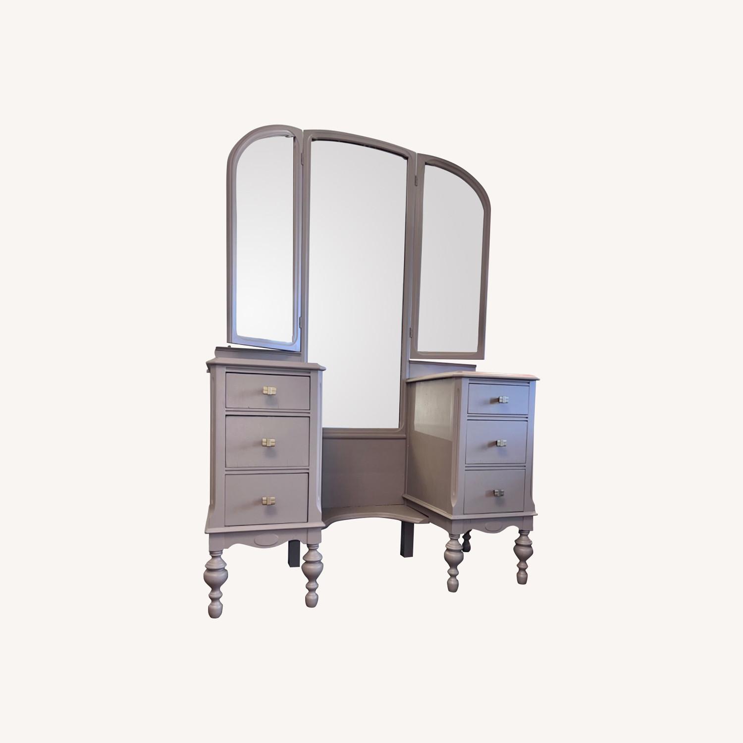 Antique 1920s Makeup Vanity - AptDeco