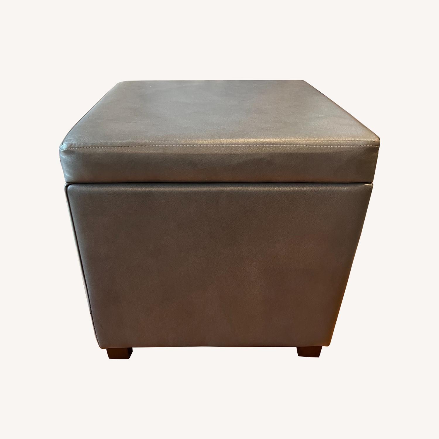 Target Heritage Grey Storage Ottoman - AptDeco
