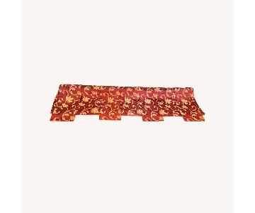 Custom Elegant Window Valence in Gold Design - AptDeco