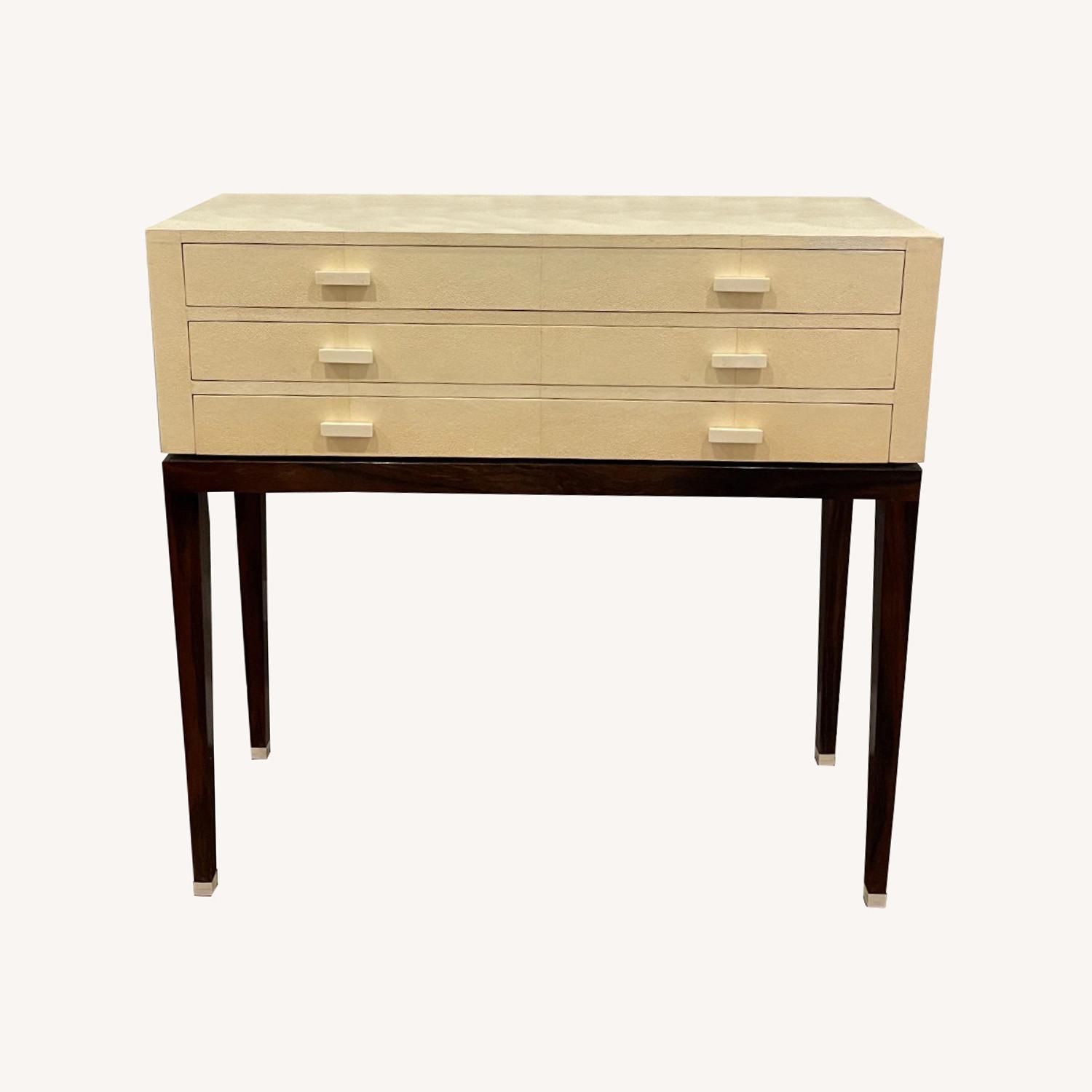 R&Y Augousti Shagreen Console Table - AptDeco