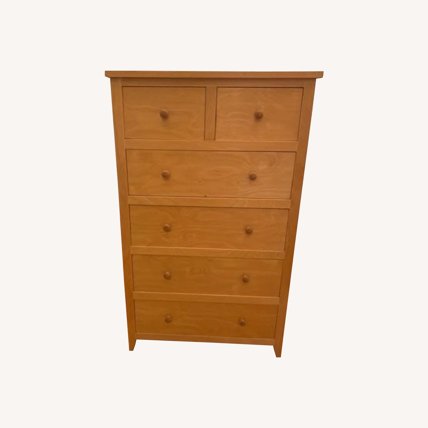 Natural Birch Tall Dresser - AptDeco