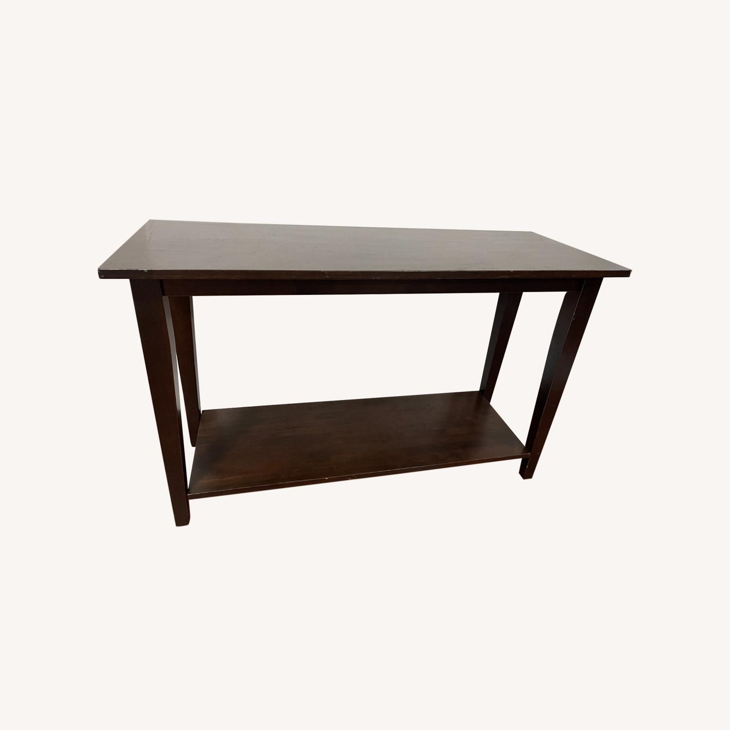 Solid Wooden Console Table - AptDeco
