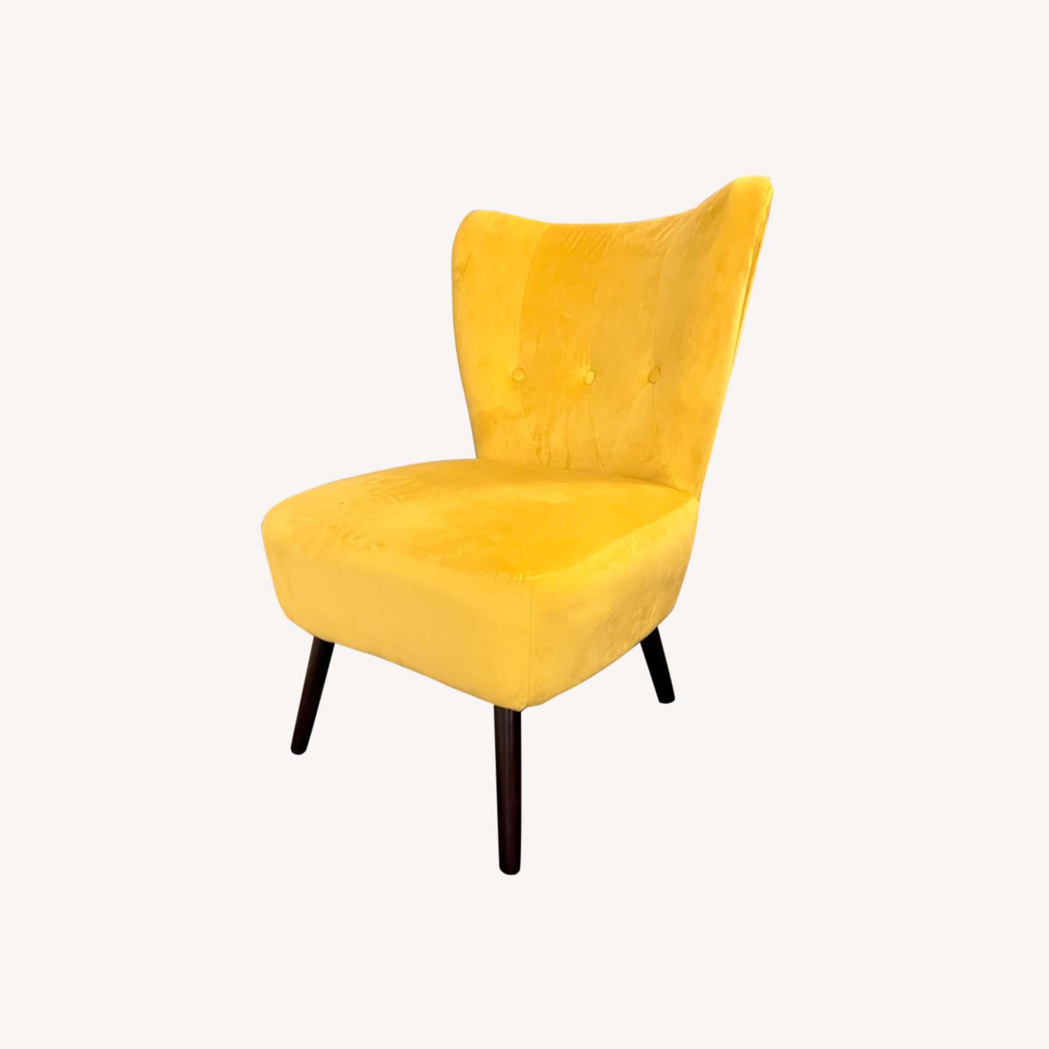 Dechane Upholstered Slipper Chair - AptDeco