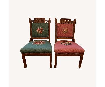 Gorgeous Victorian Chairs - AptDeco