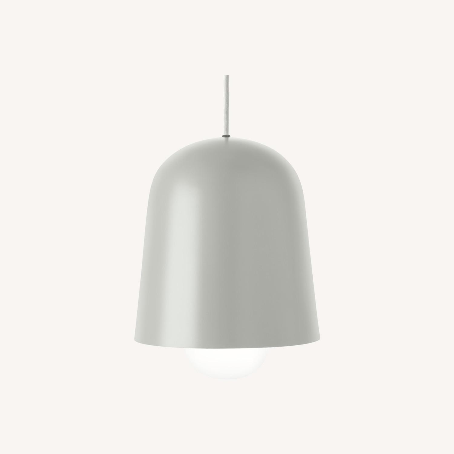CONE Large Light Gray Pendant Lighting - AptDeco