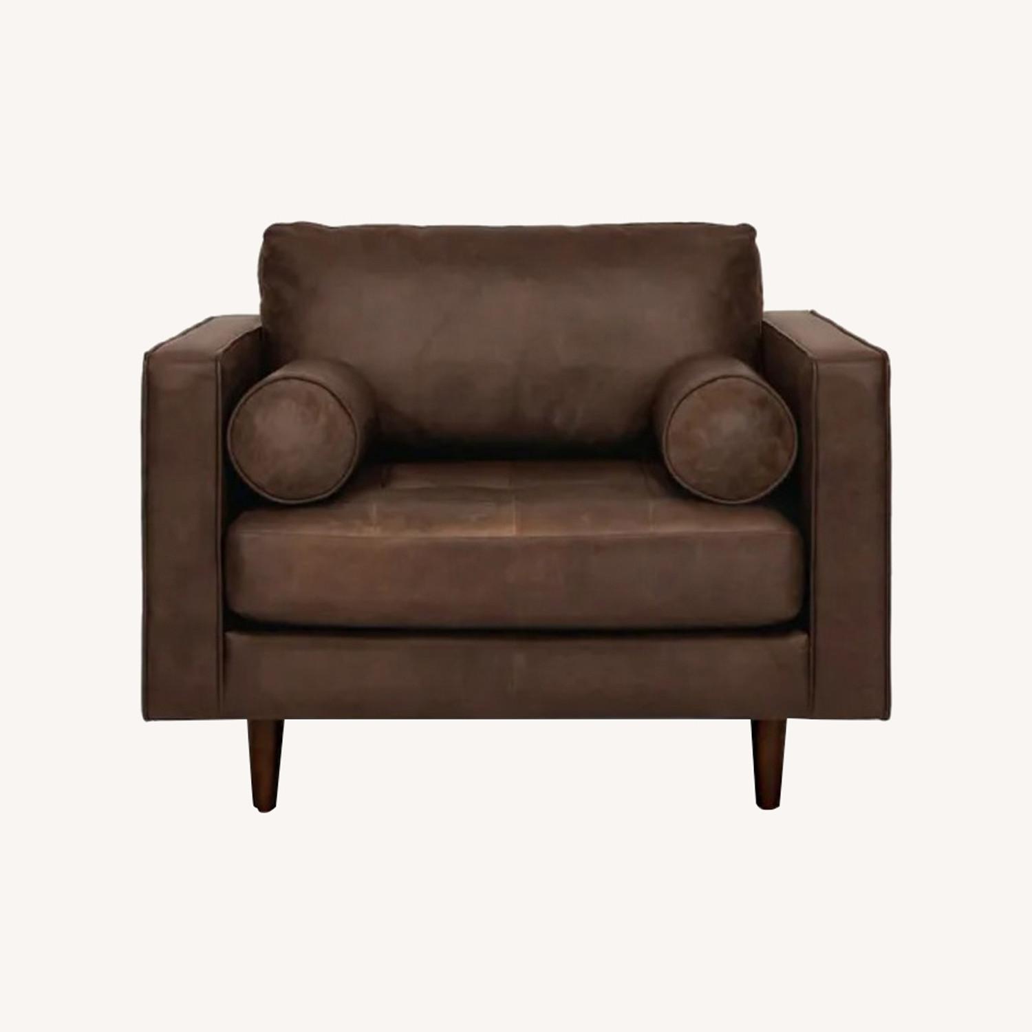 Article Eirik Charme Chocolate Chair - AptDeco