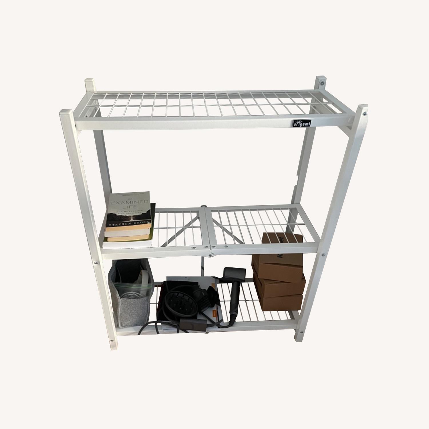 Crate & Barrel Metal Tech/Bookshelf - AptDeco