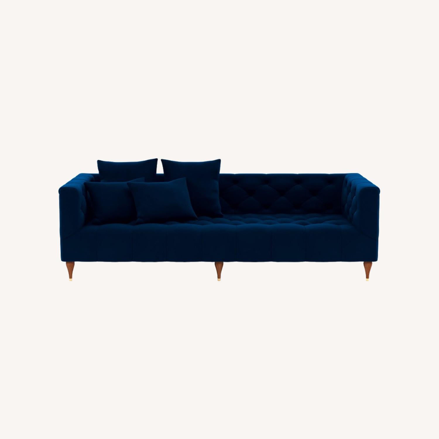 Interior Define Ms. Chesterfield Fabric Sofa - AptDeco