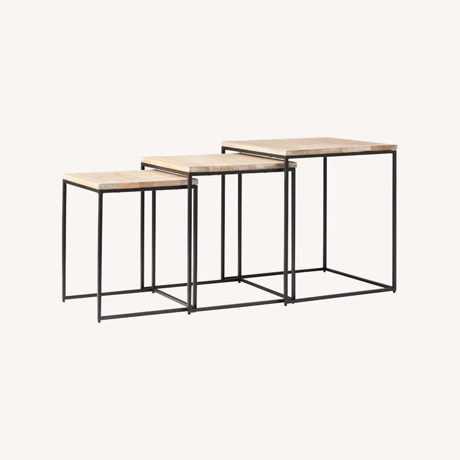 West Elm Streamline Nesting Side Tables (Set of 3) - AptDeco