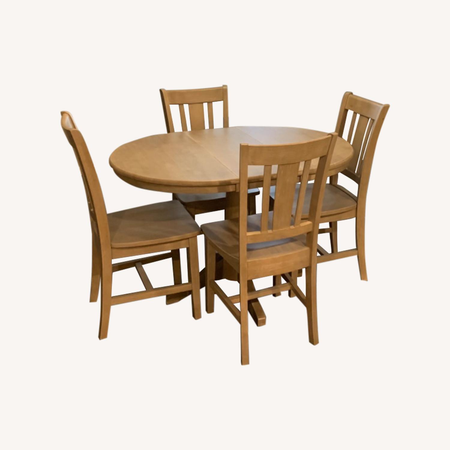 Tan Dining Set - AptDeco