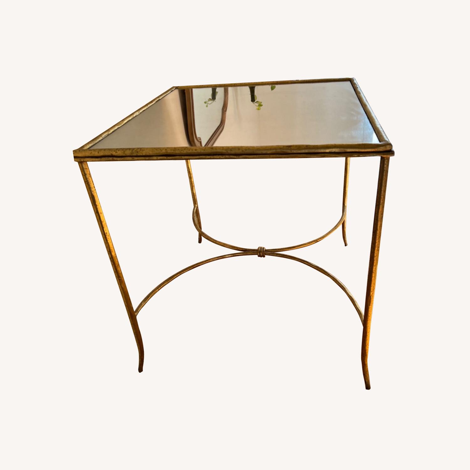 Bernhardt Hammered Solid Steel with Gold Leaf Finish - AptDeco