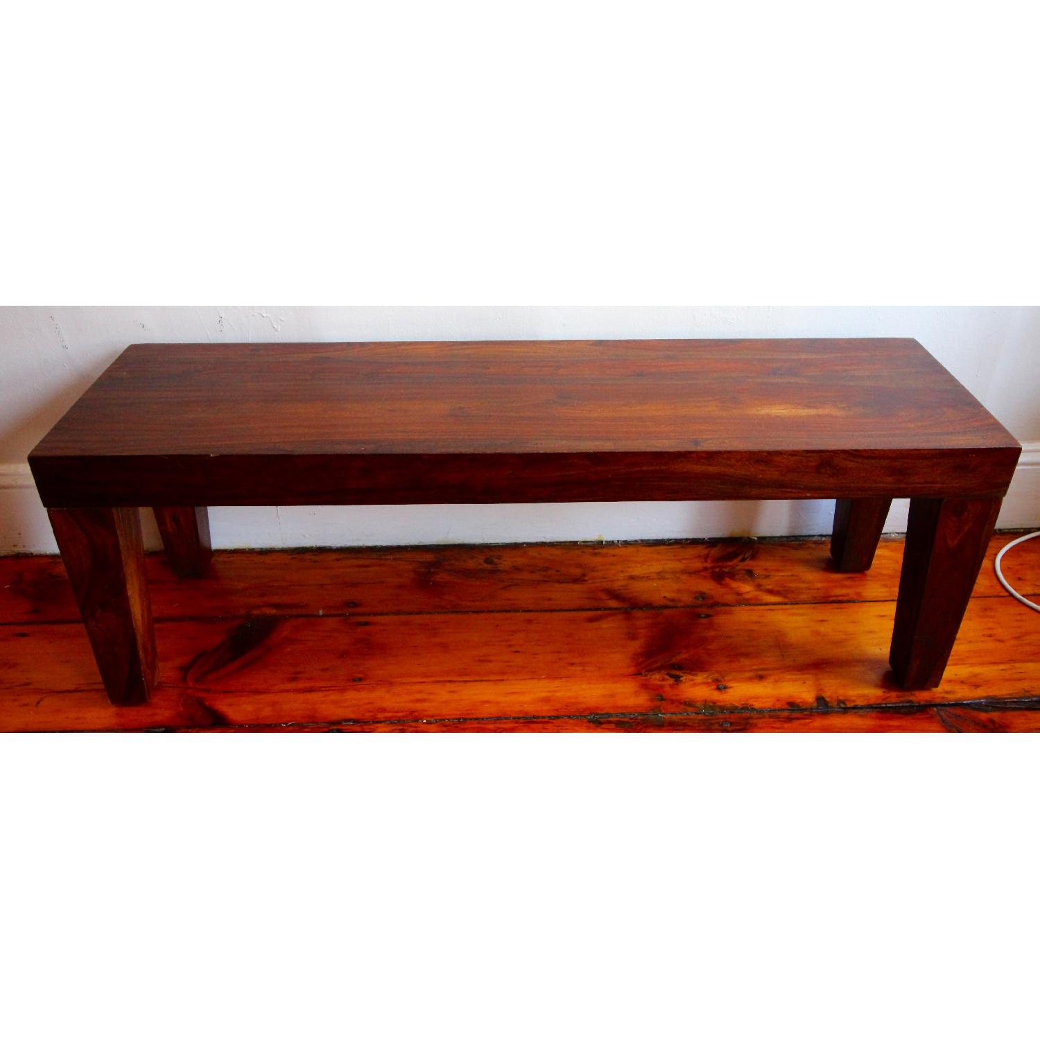 West Elm Carroll Farm Sheesham Benches - AptDeco