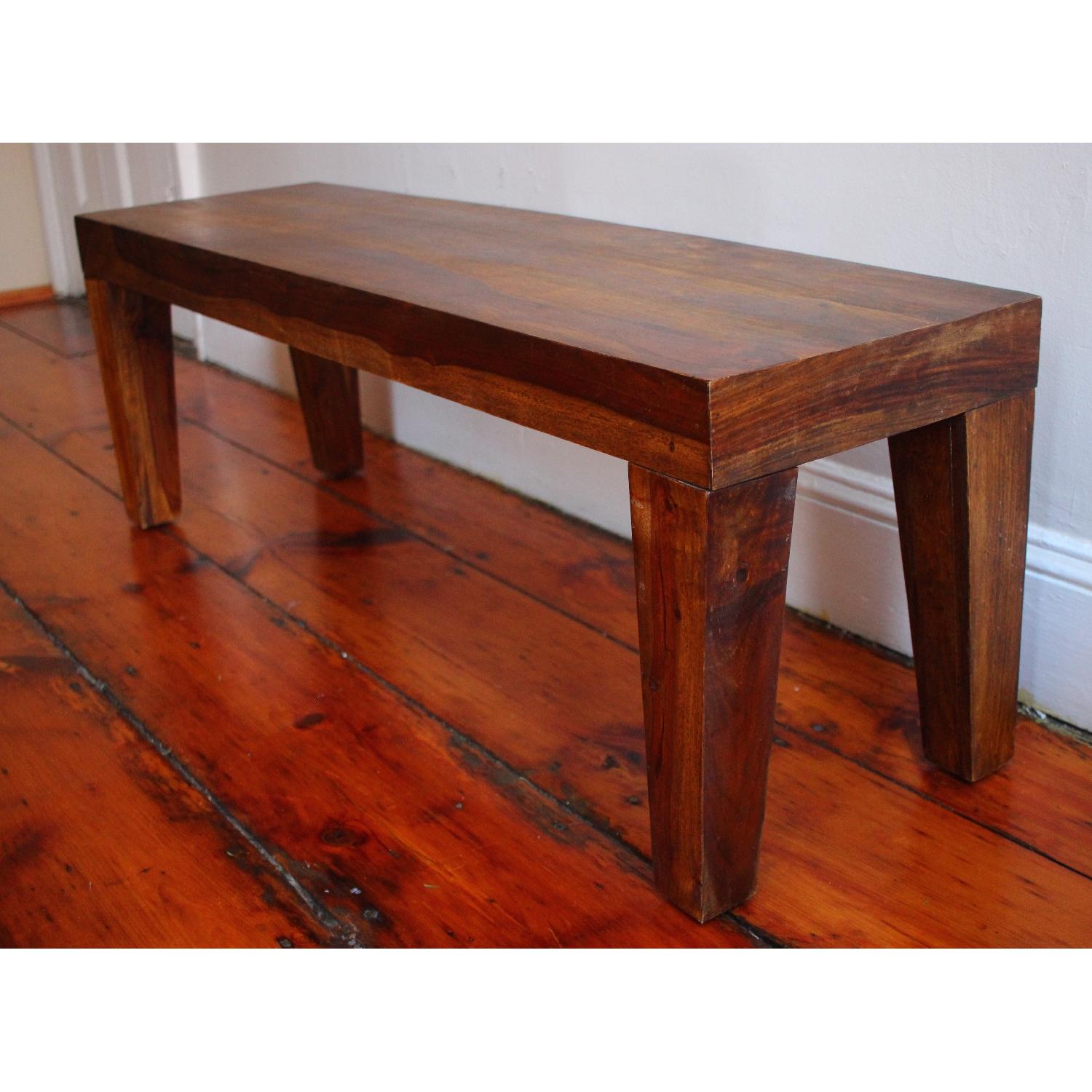 West Elm Carroll Farm Sheesham Benches - AptDeco