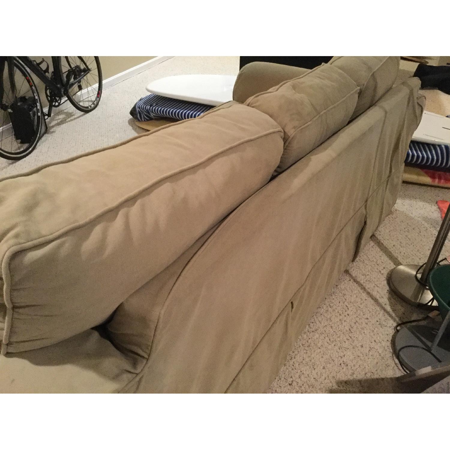 Overstuffed Custom Made Sofa - AptDeco