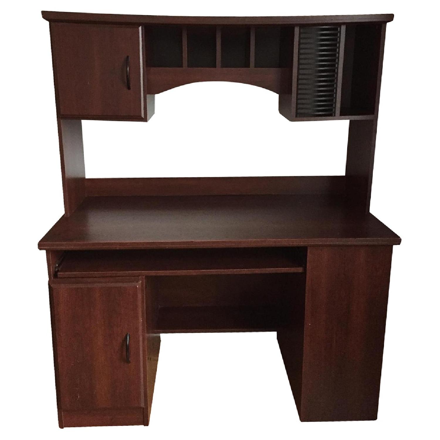 South shore desk with hutch store