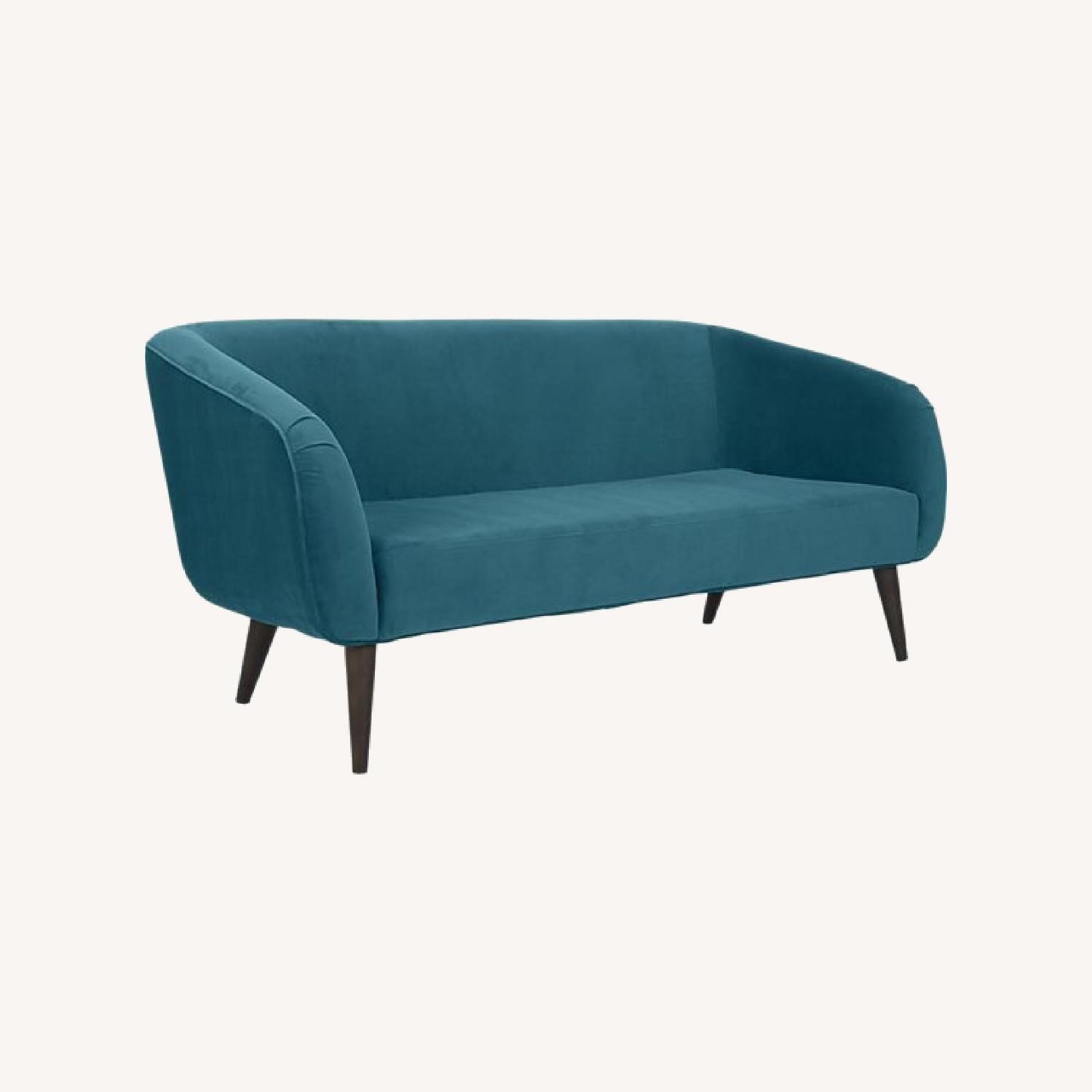 CB2 Rue II Apartment Sofa in Teal - AptDeco