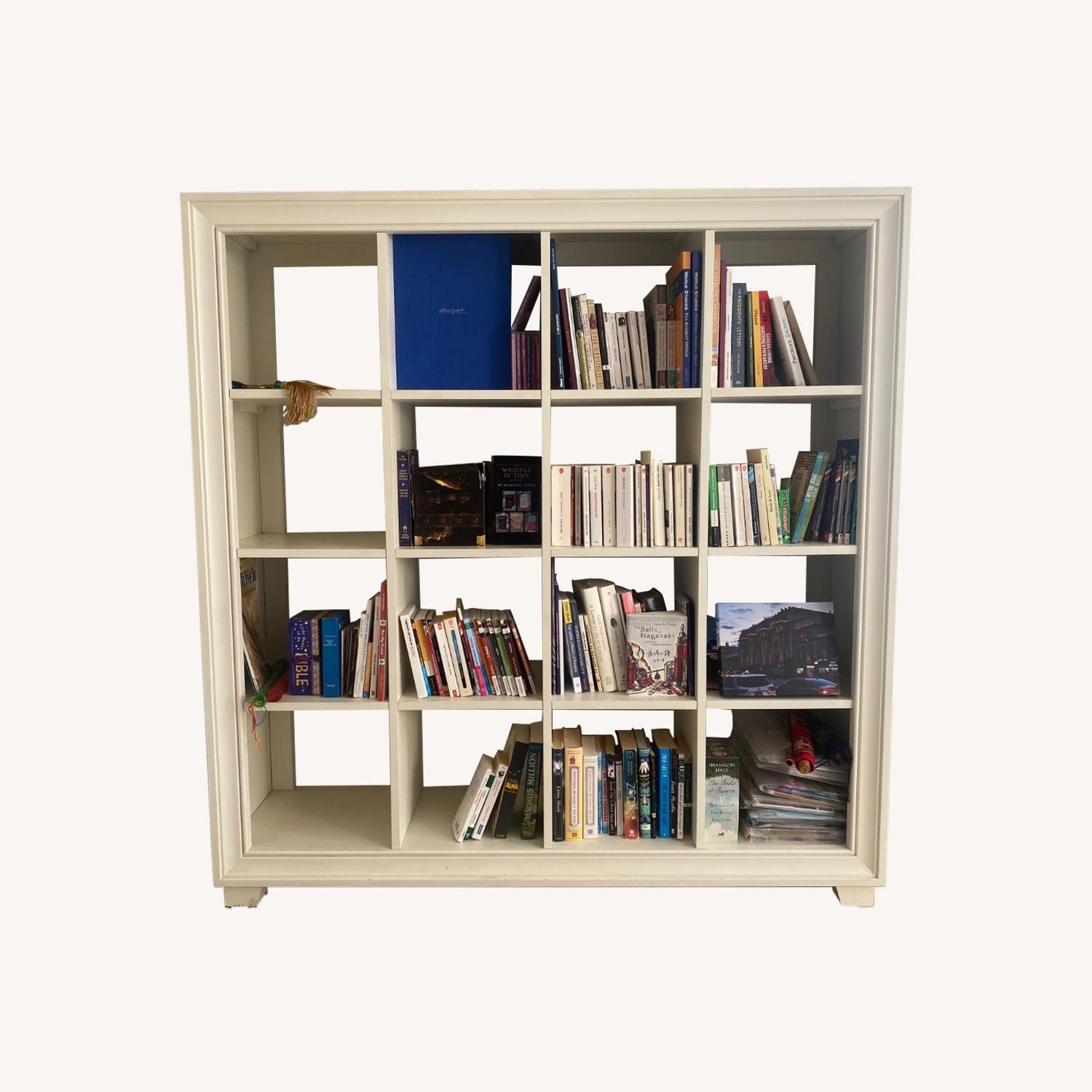 Pottery Barn Large Cube Bookcase - AptDeco