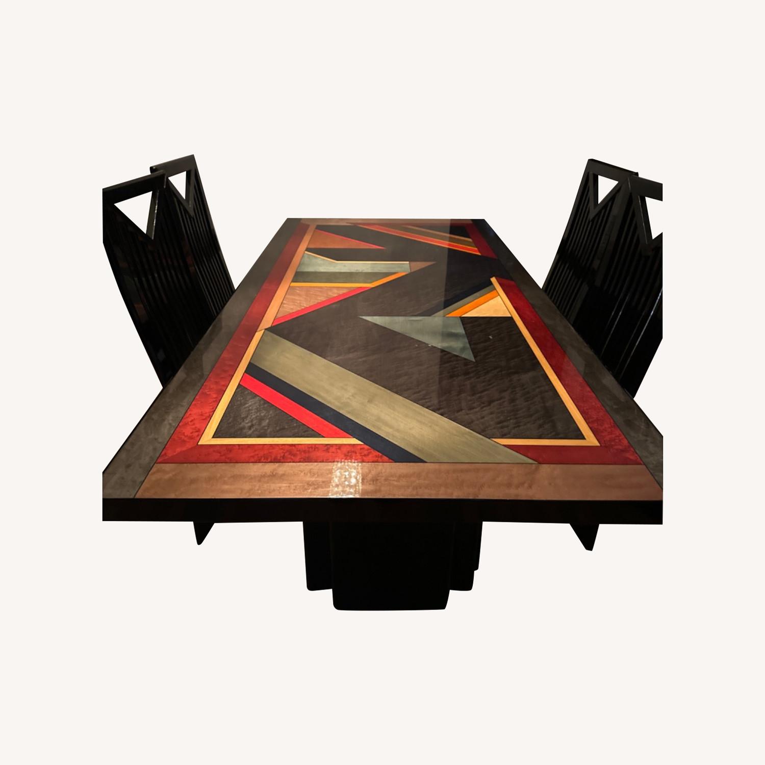 Maurice Villency Dining Room Table 6 Chairs - AptDeco