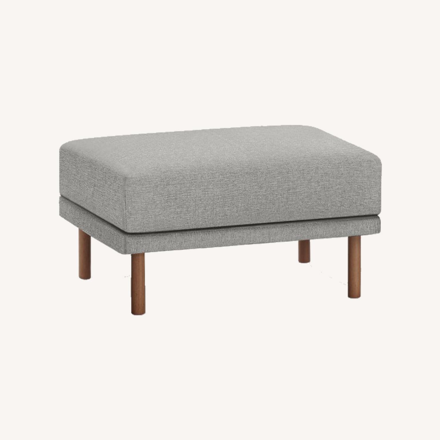 Burrow The Range Ottoman in Stone Gray - AptDeco