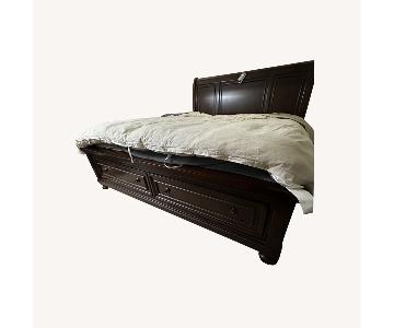 Ashley Furniture Porter King Sleigh Storage Bed - AptDeco