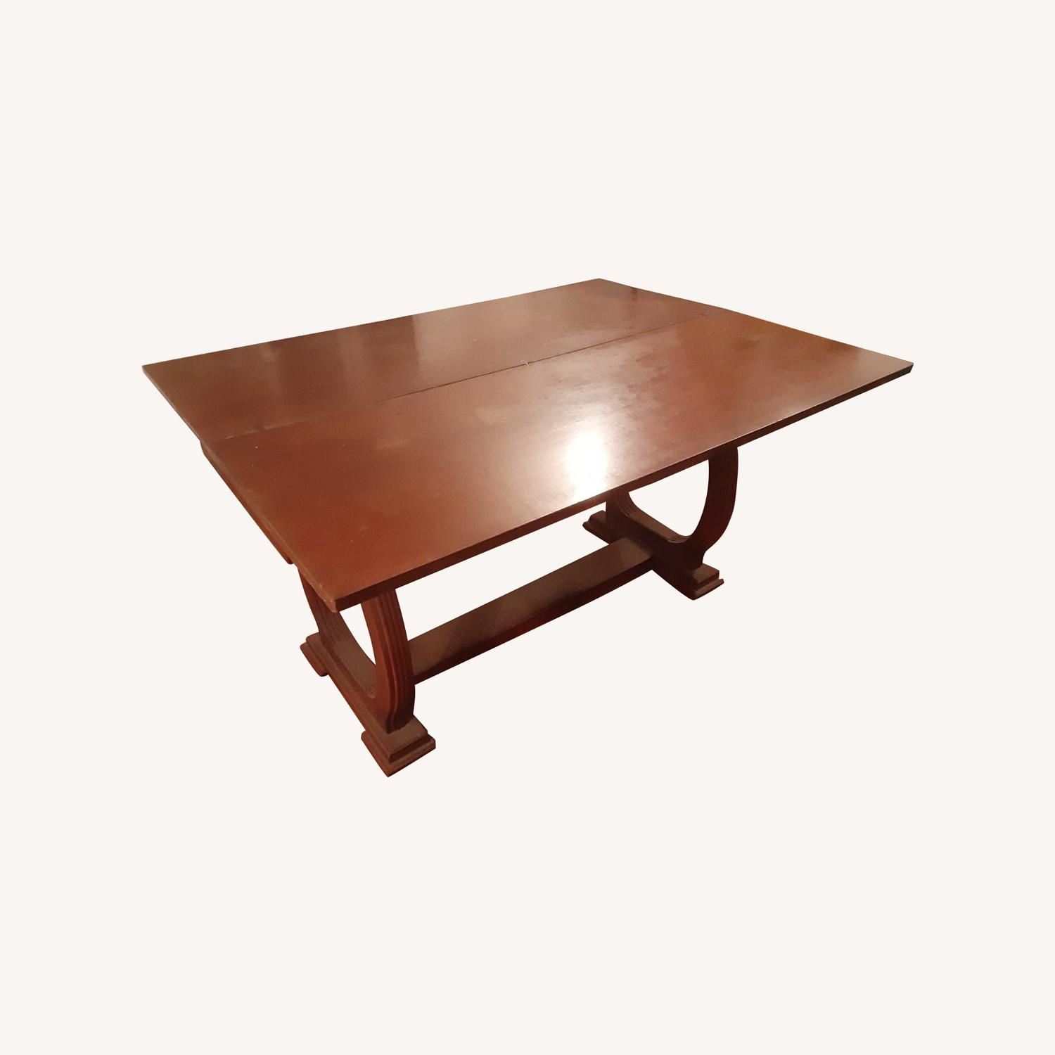 Art Deco Expandable Dining Table - AptDeco