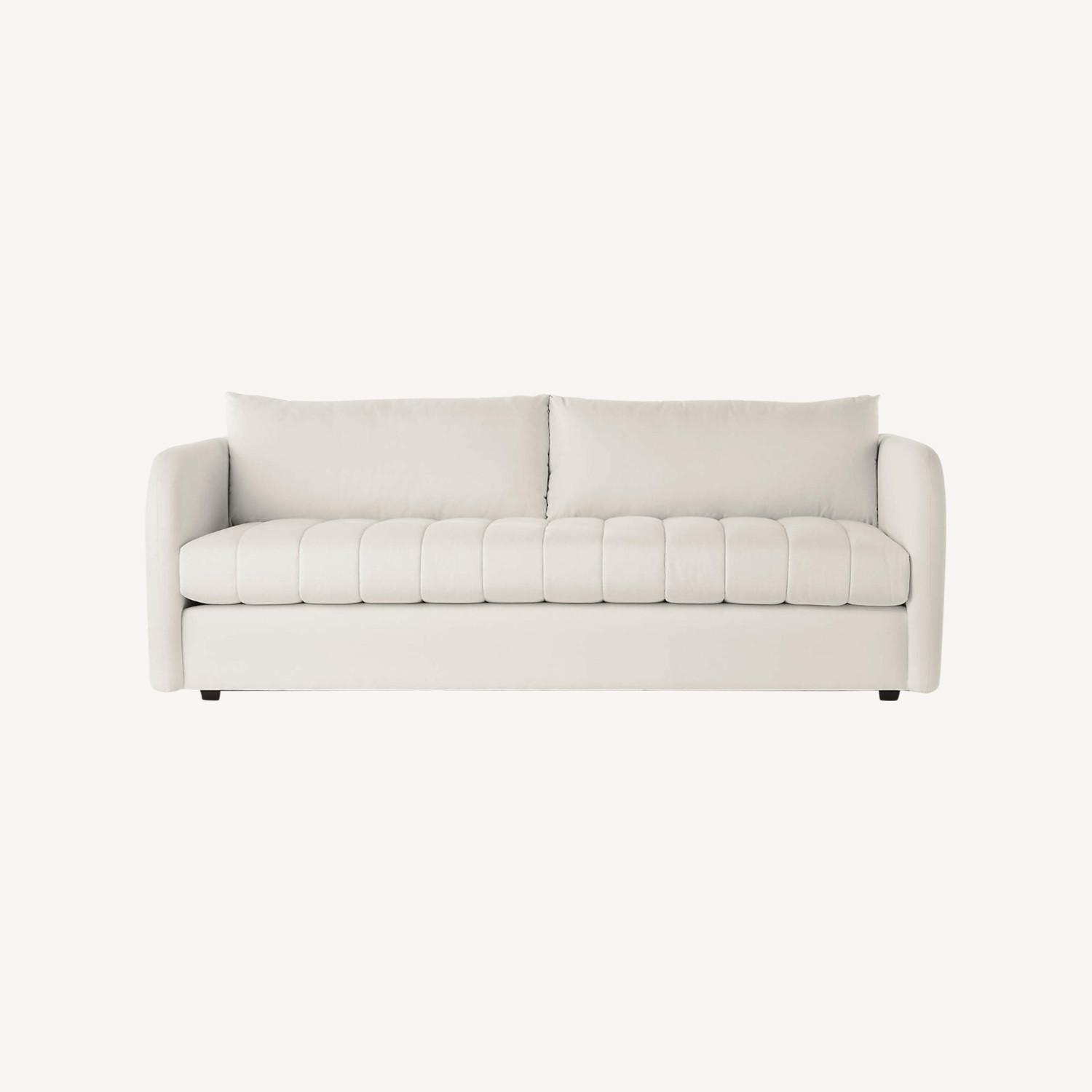 CB2 Exclusive, Stitch Natural Sofa - AptDeco