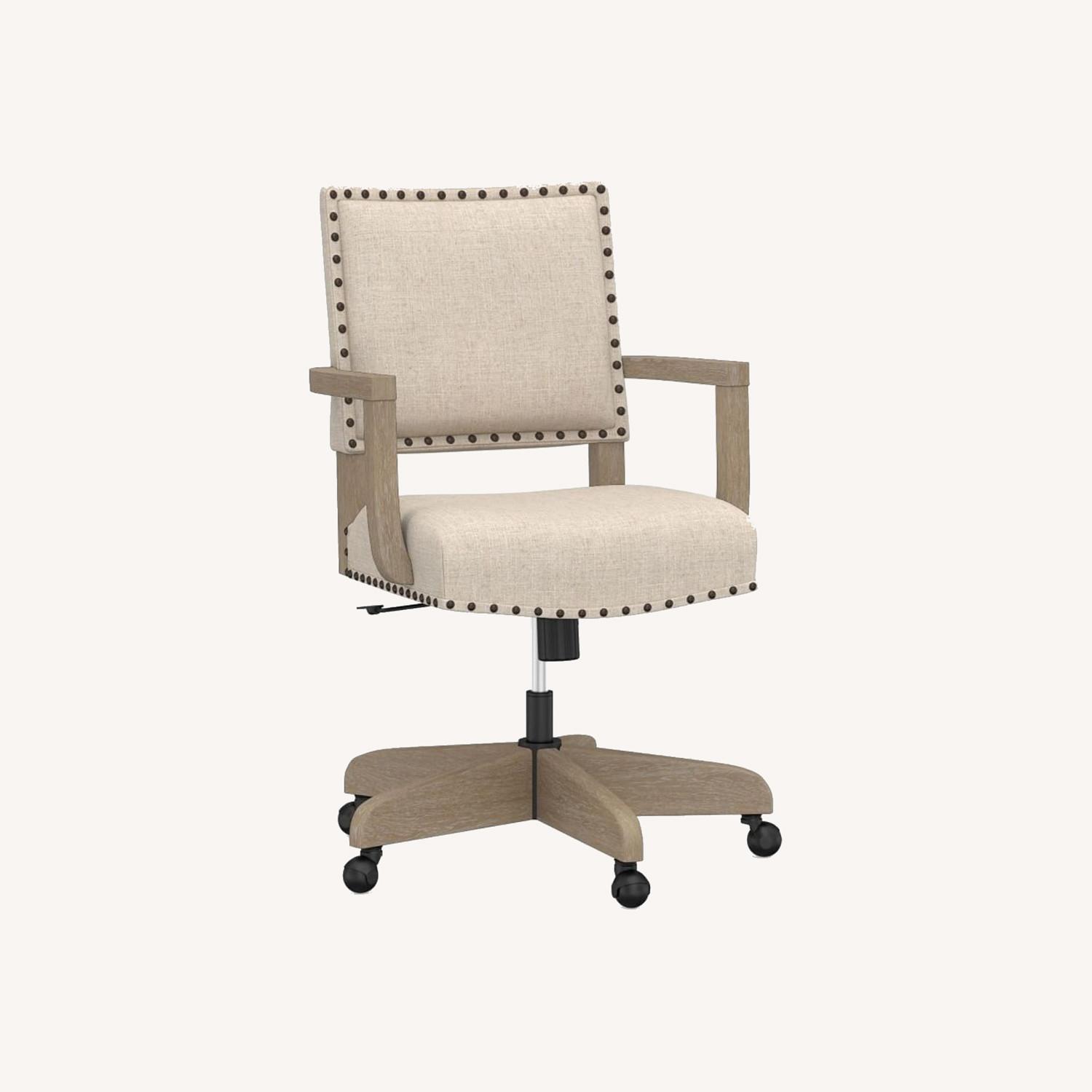 Pottery Barn Manchester Swivel Desk Chair - AptDeco