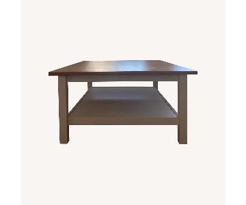 IKEA HEMNES Large Wood Coffee Table - AptDeco
