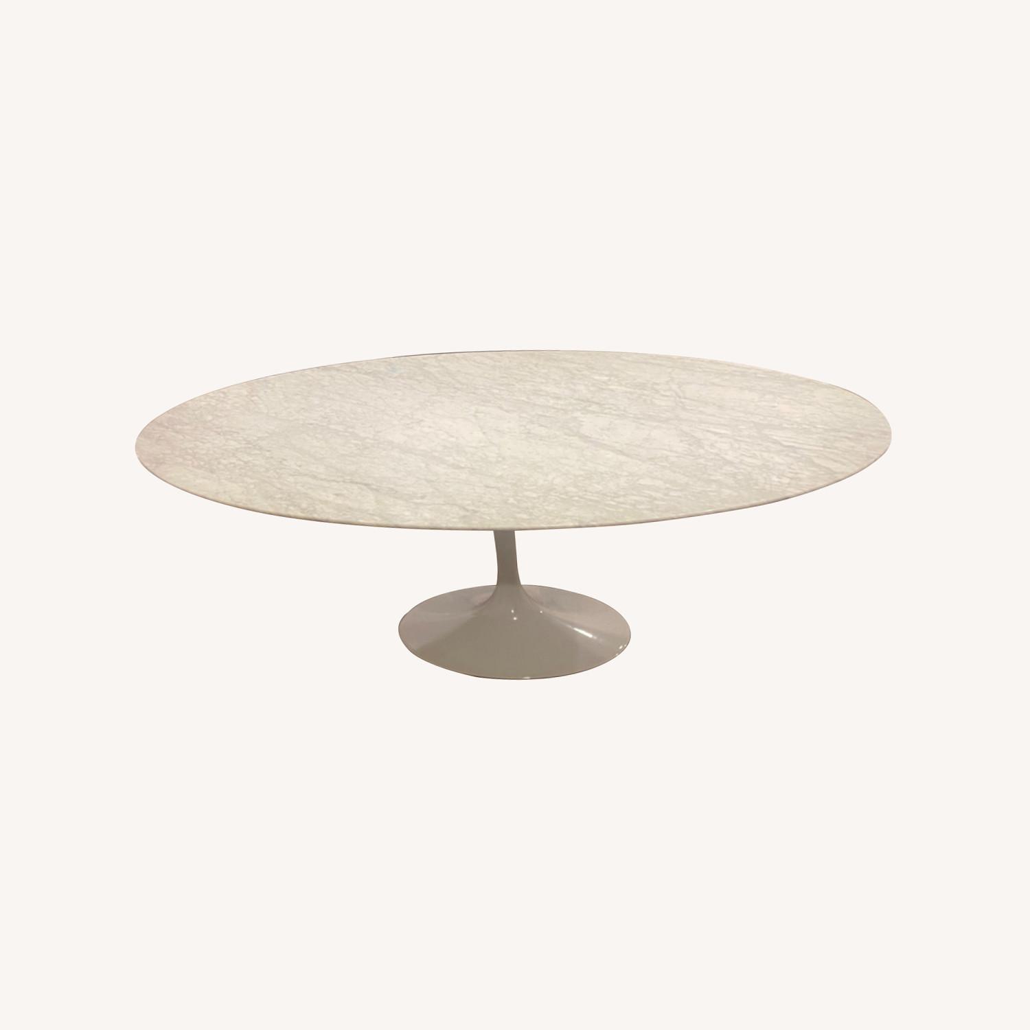 Rove Concepts Carrara Marble Tulip Table - AptDeco