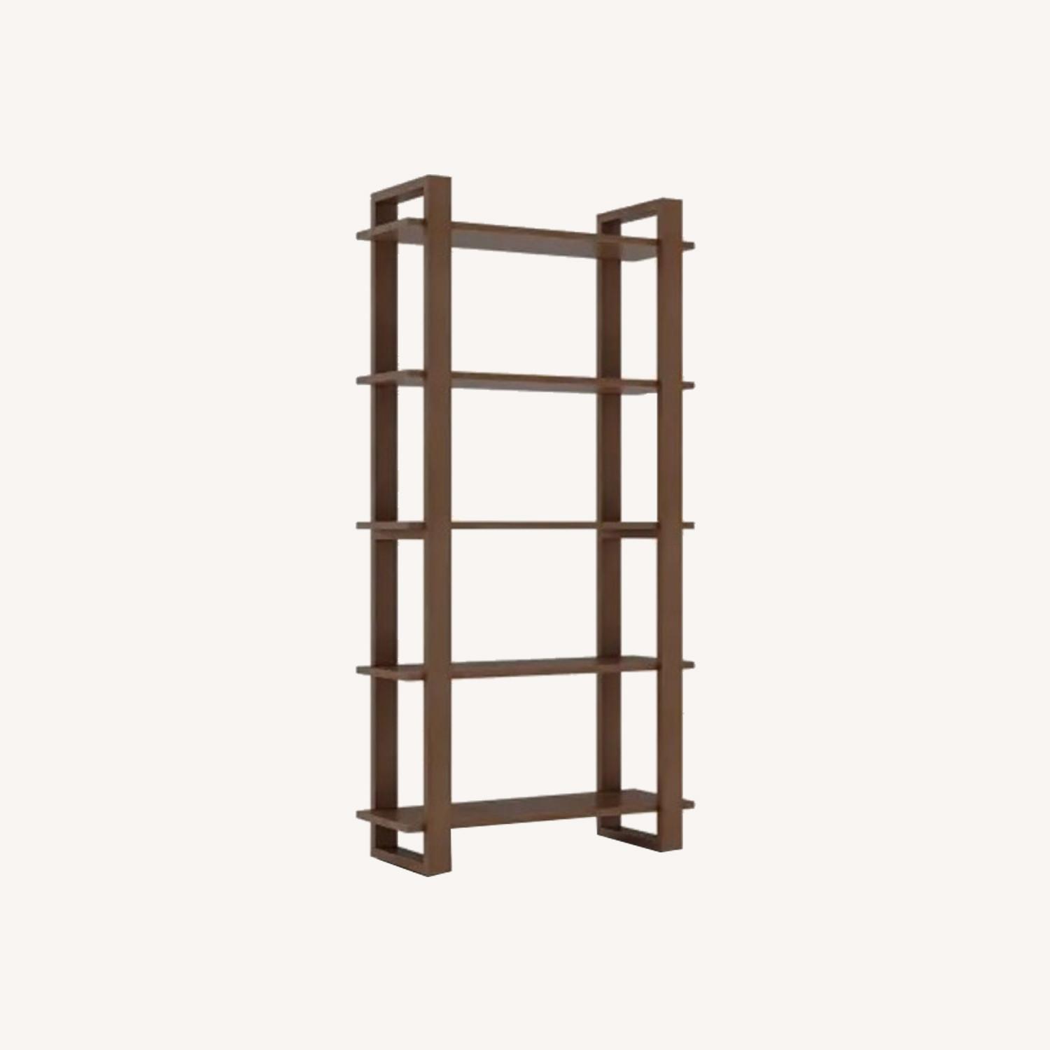 Burrow Index Bookcase - Walnut - AptDeco