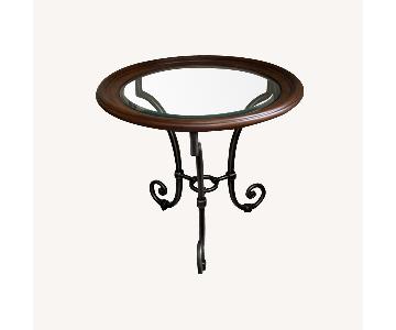 Ethan Allen Round Table - AptDeco