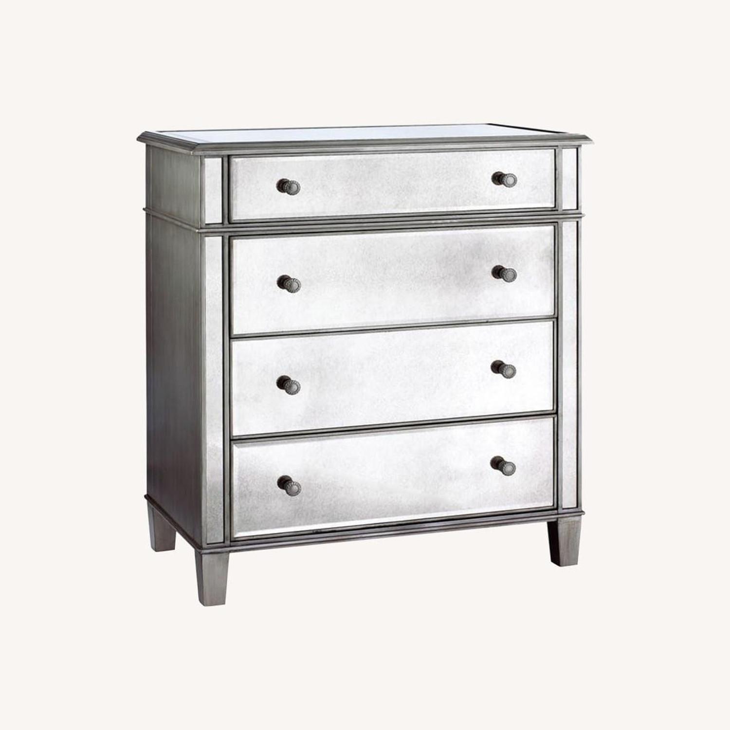 Pier 1 Hayworth Collection Mirrored Silver Dresser - AptDeco